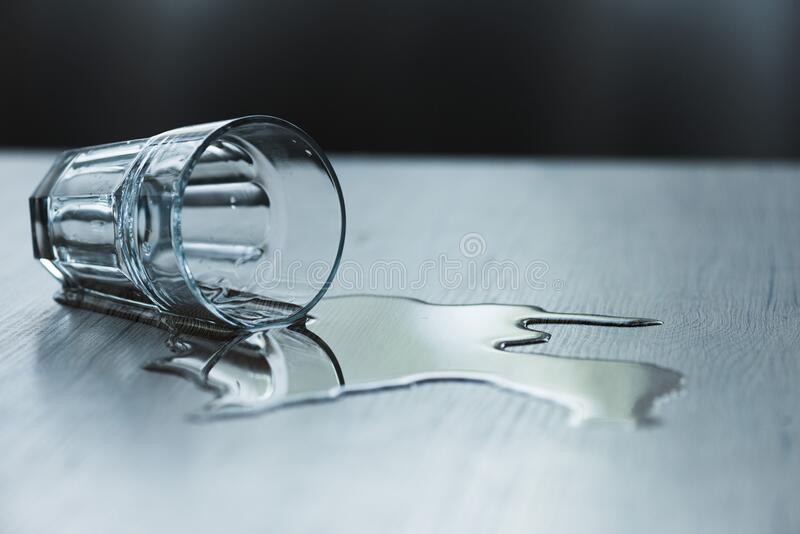 Superstitions about spilled water.